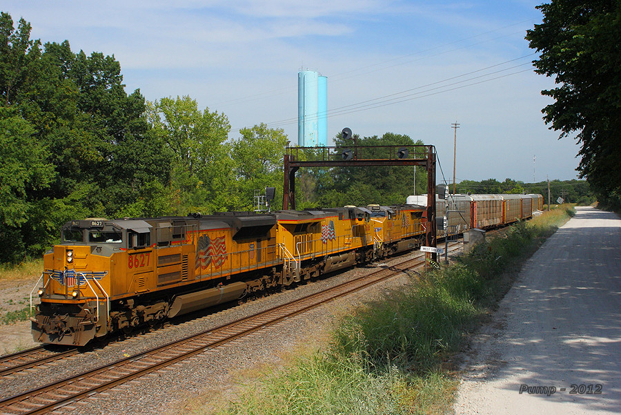Westbound UP Auto Train